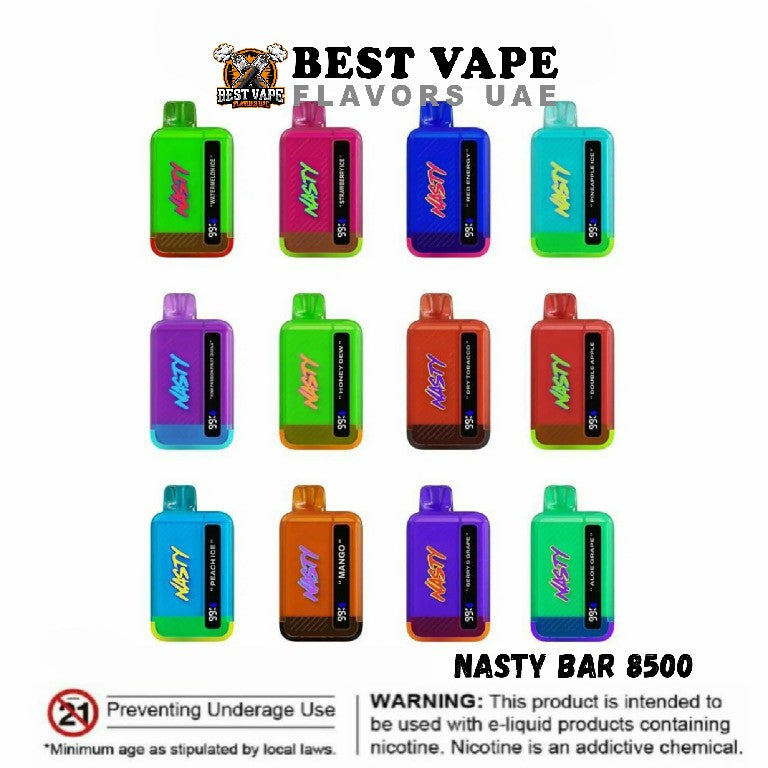 Nasty Bar 8500 Puffs Disposable Vape – Best Vape in Dubai. – Best Vape ...