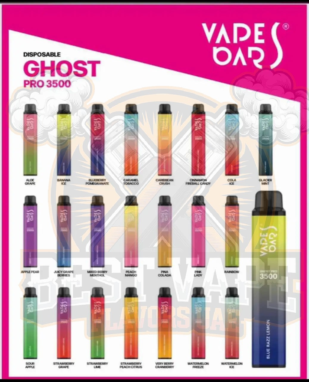 Vape Bar Ghost Pro 3500 Puffs - Best Disposable Vape in Dubai – Best ...