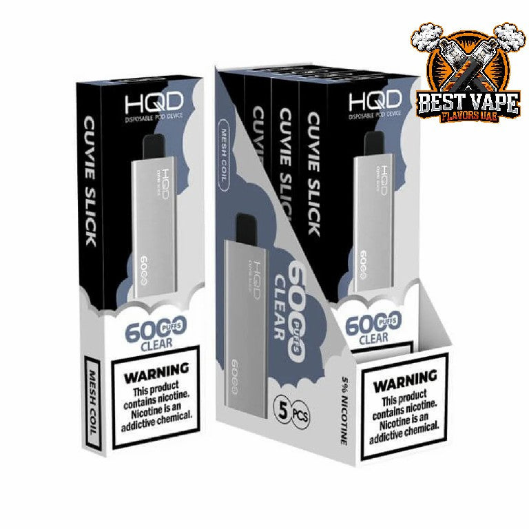 HQD Cuvie Slick 6000 Puffs Disposable Vape – Available in Dubai – Best ...